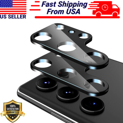 2 Pack Camera Lens Protectors For Samsung Galaxy S24 Ultra Plus S23 9H ...