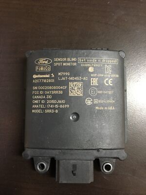 2020-2021 Ford Escape Rear Blind Spot Radar Module Part Number LJ6T ...