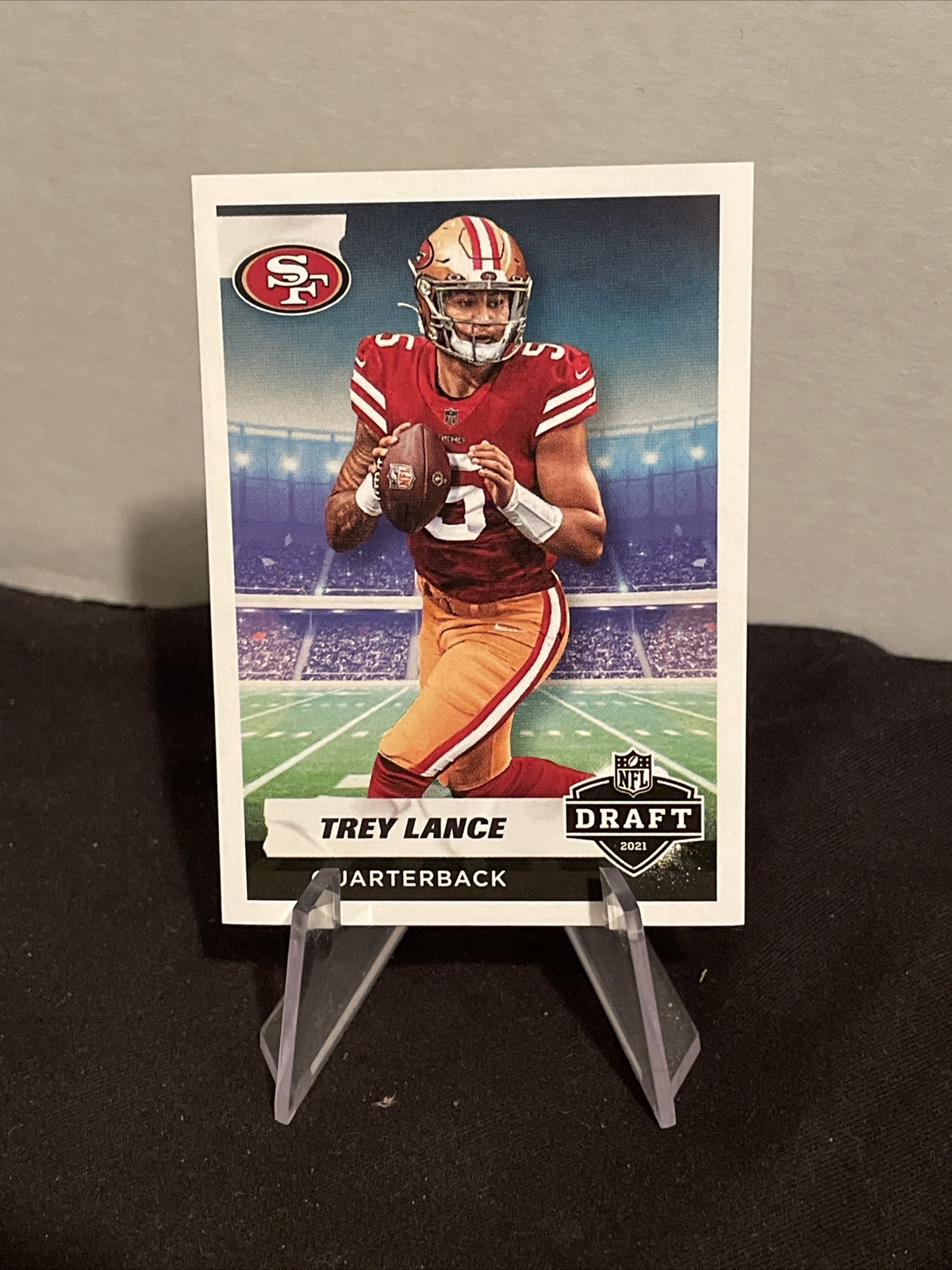 2021 Panini NFL Sticker & Card Collection Trey Lance RC Draft Sticker ...