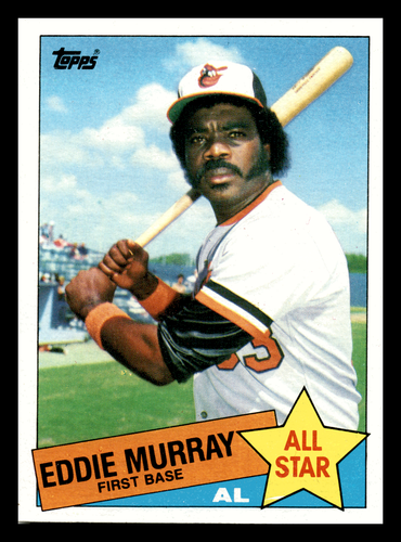 1985 Topps Eddie Murray HOF All-Star #701 Baltimore Orioles Near Mint ...