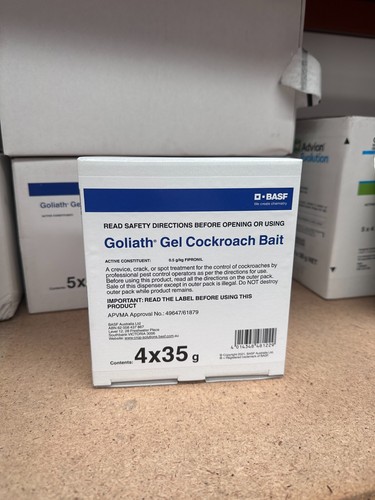 BASF Goliath Cockroach Gel 4 x 35g Tubes Powerful Professional Grade ...