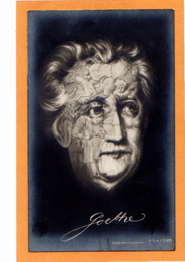 Real Photo Postcard RPPC - Fantasy Metamorphic Goethe | eBay