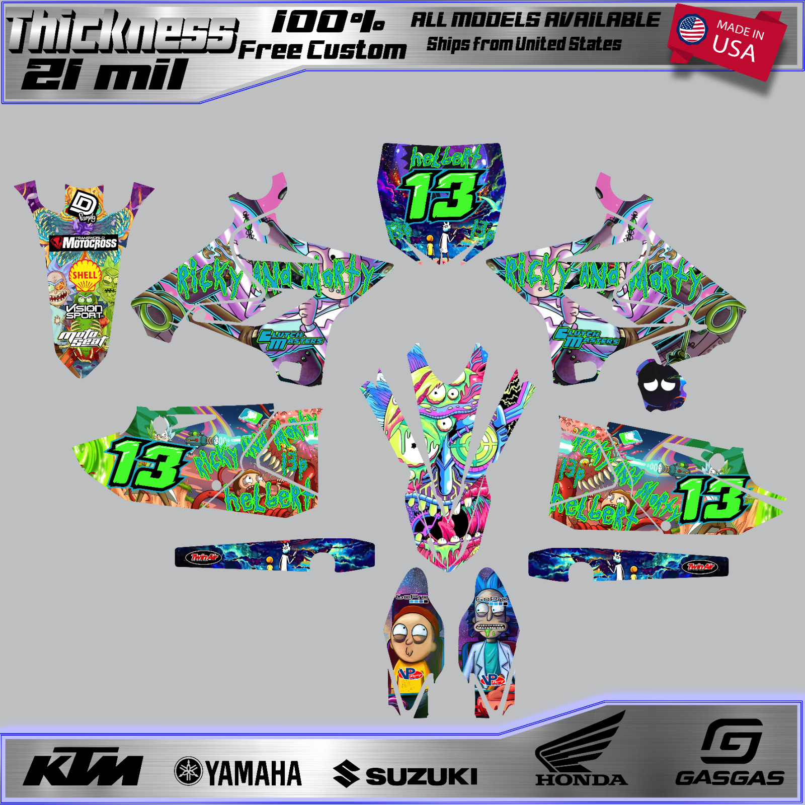 2015-2020 YAMAHA YZ 125 250 GRAPHICS KIT DECALS DECO YZ125 YZ250 2019 ...