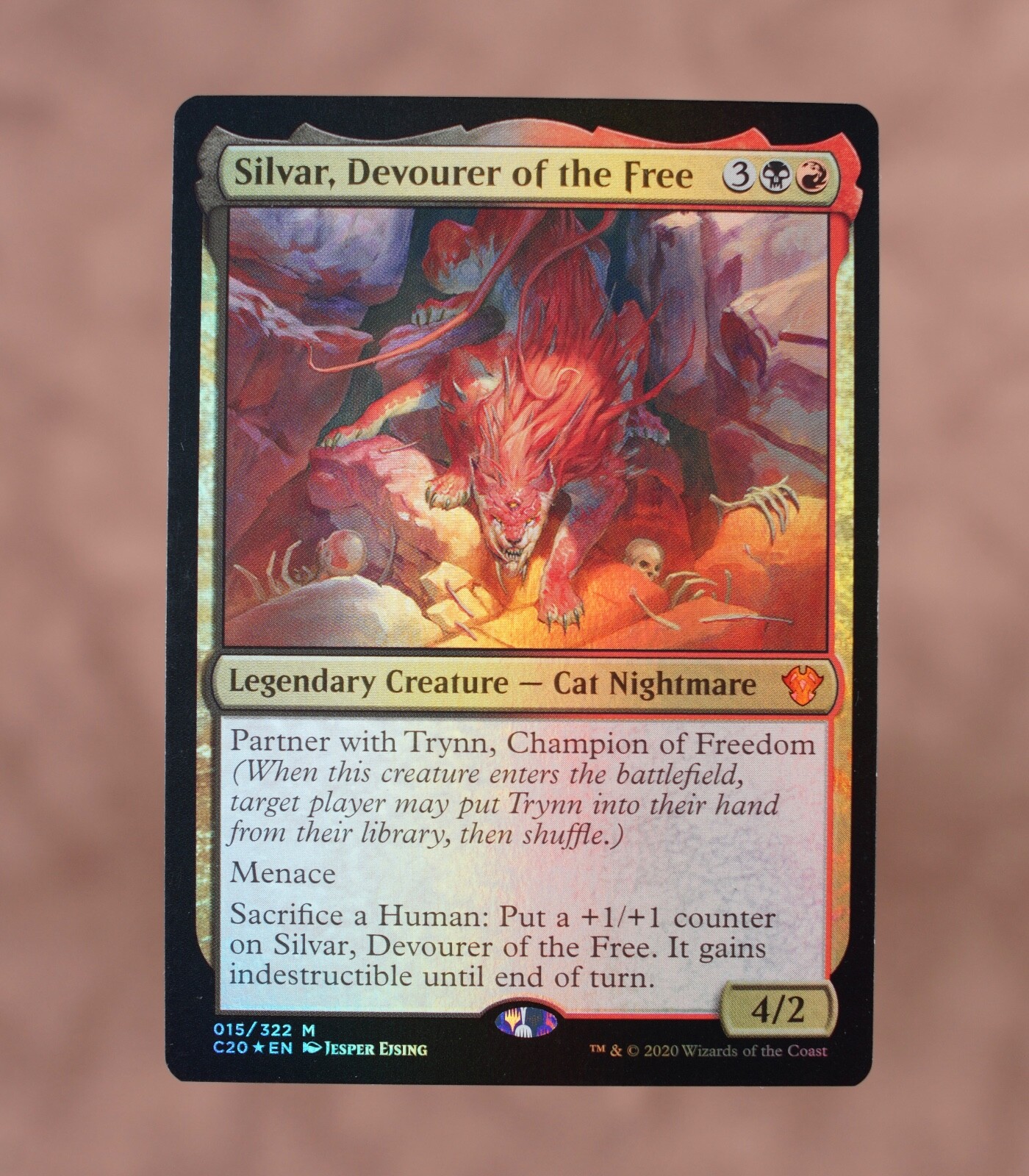 MTG :: *FOIL* Silvar, Devourer of the Free :: C20 #15 | eBay Australia