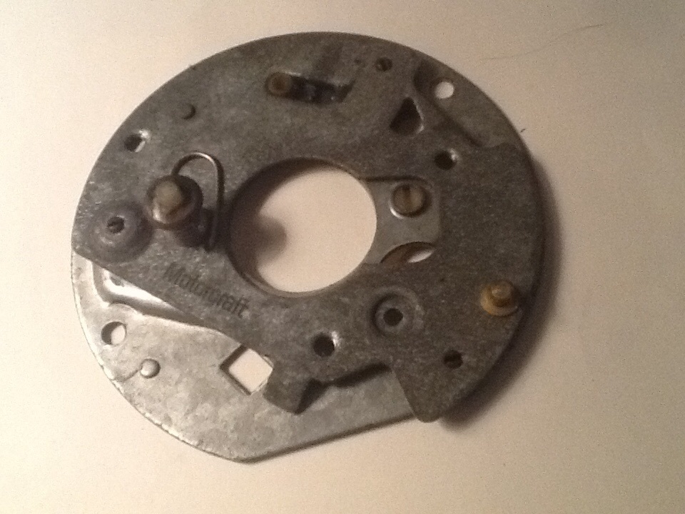 NEW FORD MOTORCRAFT SINGLE POINT DISTRIBUTOR BREAKER PLATE 289 302 351 ...