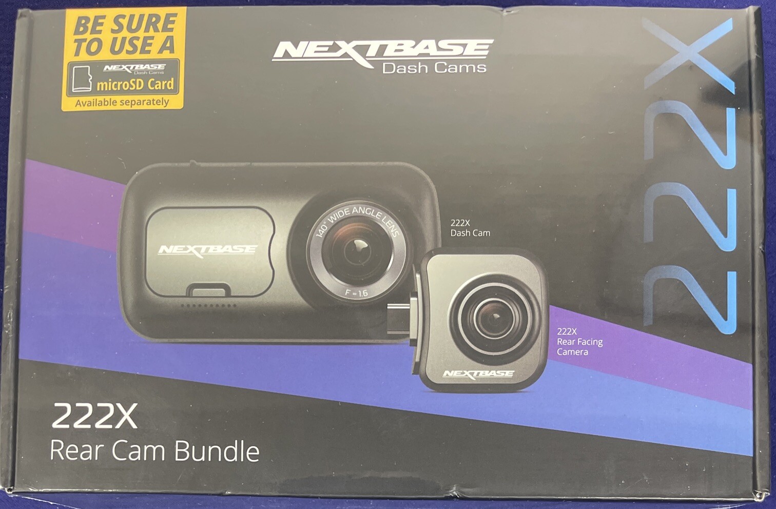 NEXTBASE 222X Rear Dash Cam Bundle 2.5" HD 1080p Camcorder for sale ...