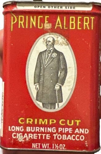 Prince Albert Crimp Cut Long Burning Pipe and Cigarette Tobacco 1 5/8oz ...