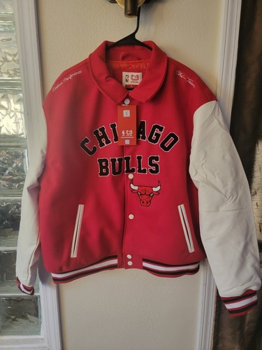 Chicago Bulls Eastern Conference Varsity Jacket XL Biker Sports Logo ...