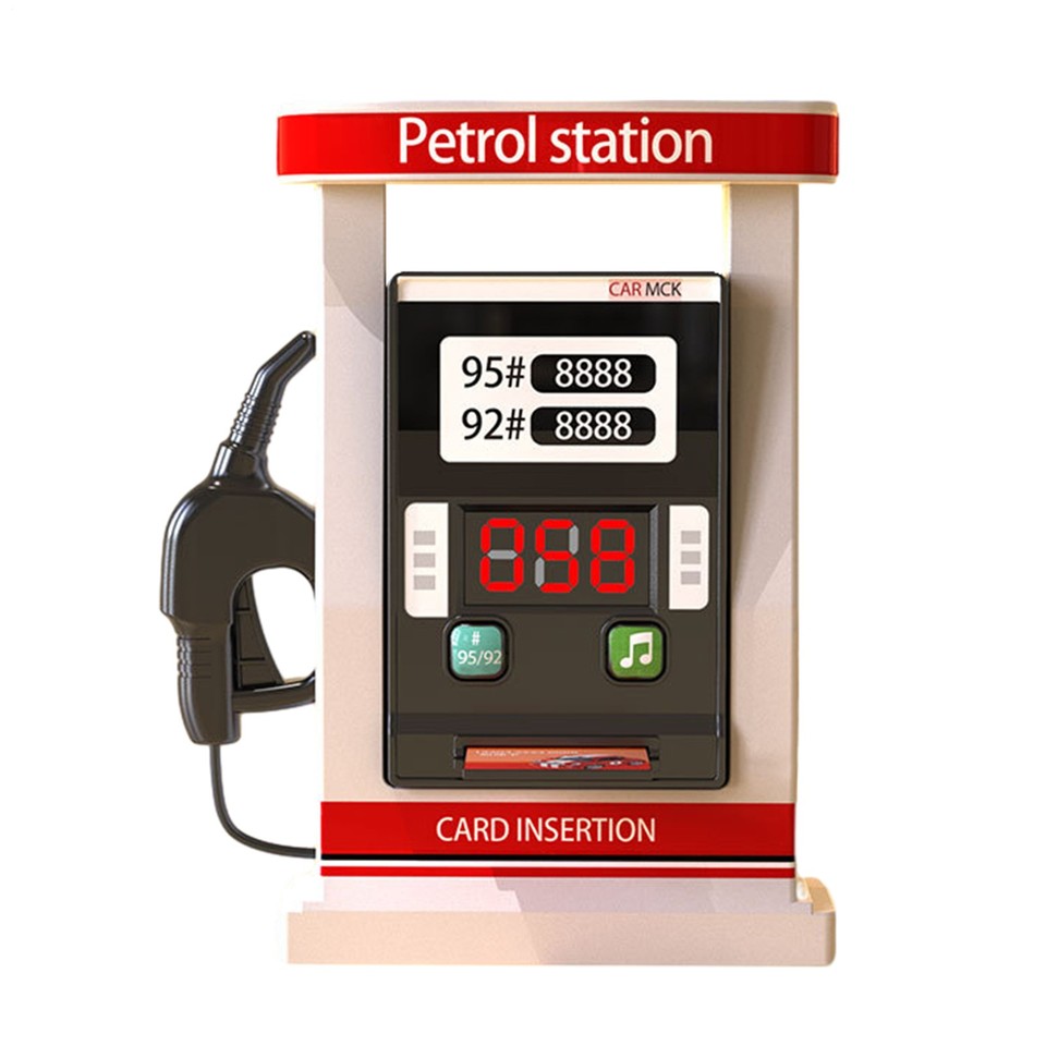 Kids Gas Station Toy Simulation Gas Pump Toy Automatic Gas Station Toy ...