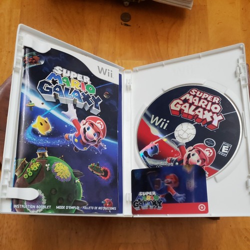 Super Mario Galaxy Nintendo Wii, 2007 CIB & reservation card from ...
