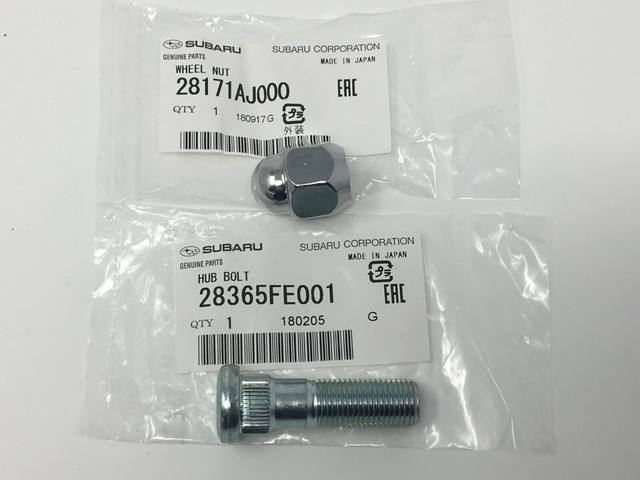 Subaru OEM Chrome Acorn Style Wheel Lug Nut 28171AJ000 online kaufen | eBay