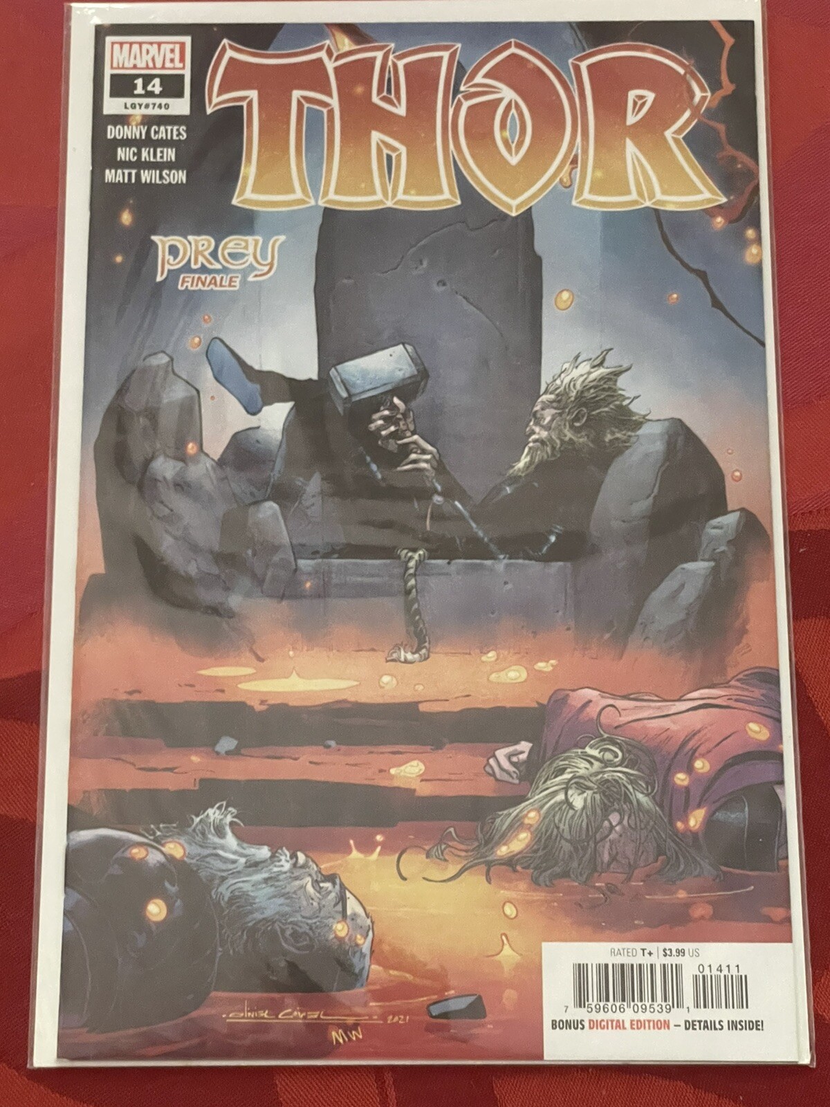 Thor #14 Prey Finale Donny Cates 2021 Marvel Comics. High Grade NM | eBay