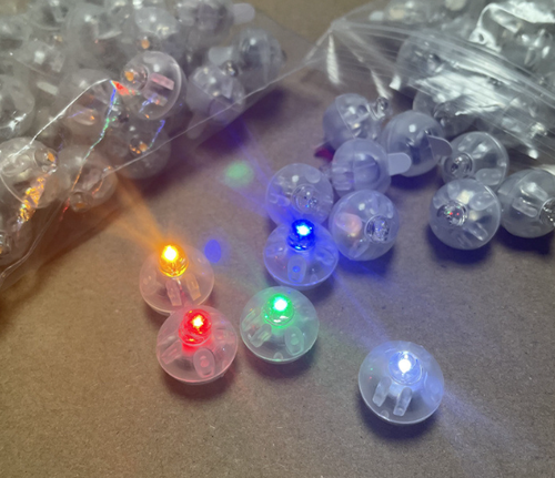 Hot 20 X Individual Red LED Lights, Tiny, Wireless, Battery, Craft ...