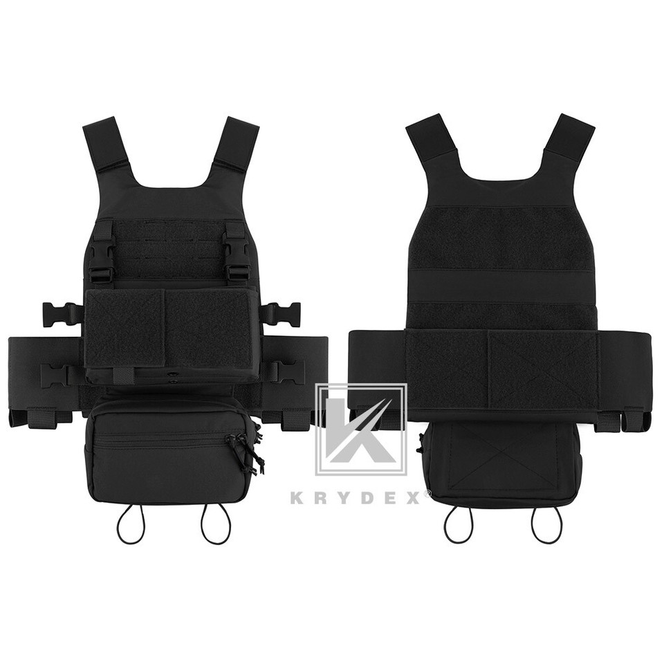 KRYDEX Low Vis Slick Armor Plate Carrier & Tactical Placard Holder ...