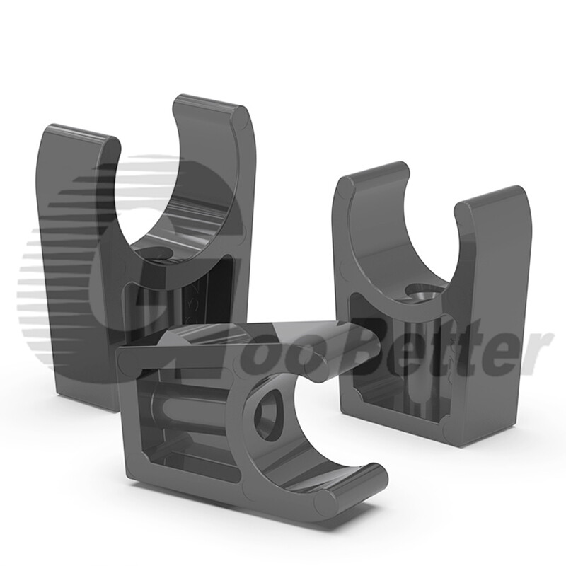 Open Pipe Clips PVC Single Open 20mm 25mm 32mm 40mm 50mm 110mm Fixed ...