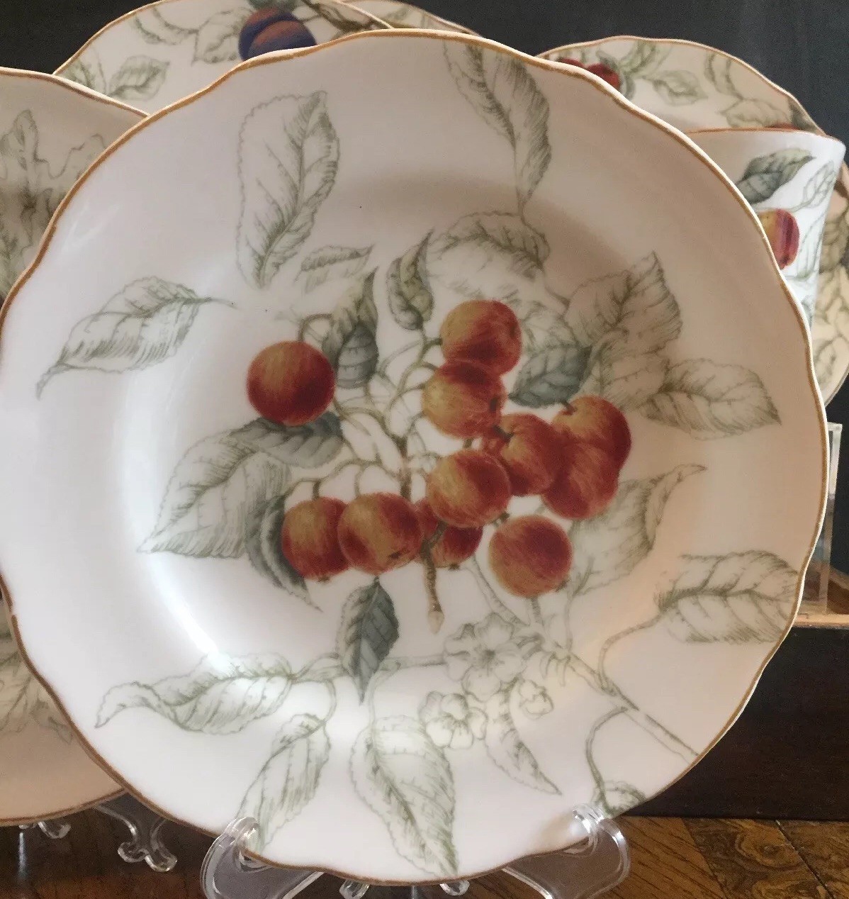 Charter Club Summer Grove Dinner Plate, Rimmed Soup, Salad, & Accent ...