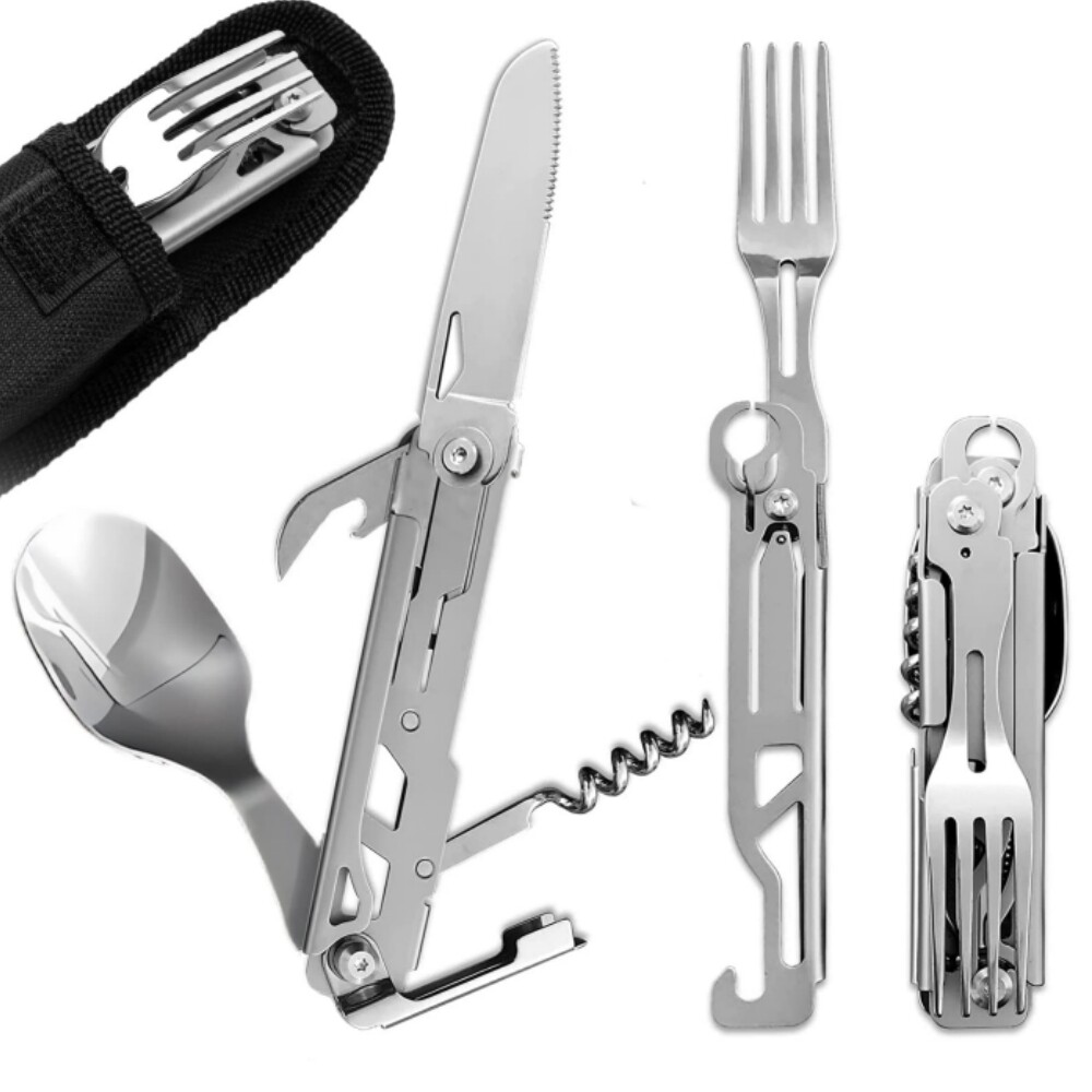 Eating Utensils For Hiking Ultralight Portable Outdoor Crockery Set
