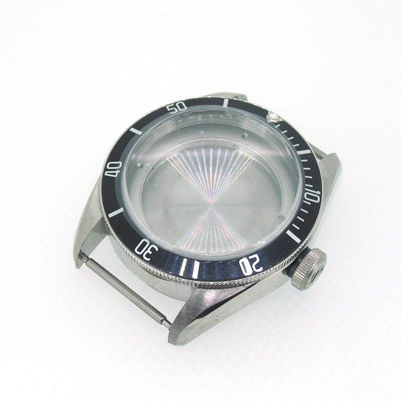 41mm Parnis Sapphire Crystal Watch Case Wristwatch Case for Miyota 8215 ...