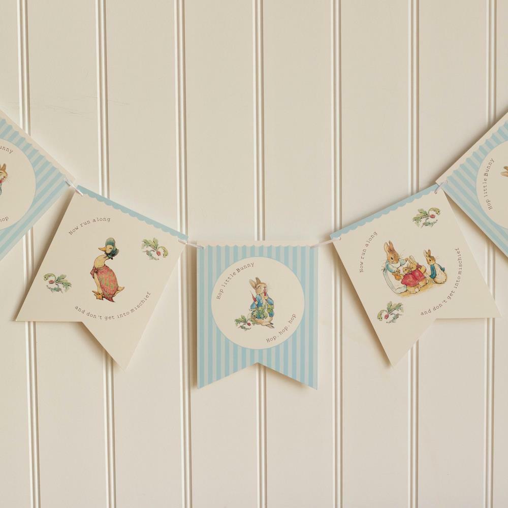 Peter Rabbit Bunting Garland | Birthday Christening Bunny Party ...