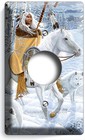 NATIVE AMERICAN INDIAN CHIEF WHITE HORSE WINTER LIGHT SWITCH OUTLET ...