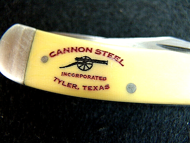 MOORE MAKER-3202B-TRAPPER-YELLOW DELRIN-CANNON STEEL-FOLDING KNIFE ...