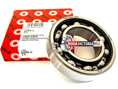 FAG 6209 C3 DEEP GROOVE BALL BEARING, OPEN TYPE, NO SEALS 45x85x19mm | eBay