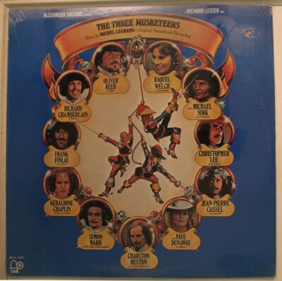 Michel Legrand Lp The Three Musketeers Soundtrack On Bell - Sealed ...