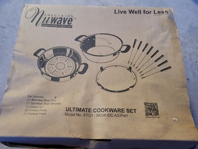 Nuwave Precision Induction Ultimate Cookware Set | Model 31120 Complete ...