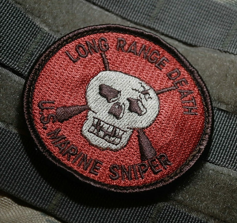 USMC MARSOC RAIDERS RECON GHOST vêlkrö OCP camo PATCH: Long Range Death ...