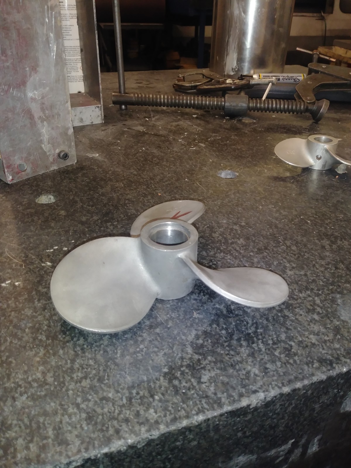 mixing propeller 6 in. new 1/2 5/8 or 3/4, 7/8,1" hole u pick 316ss ...