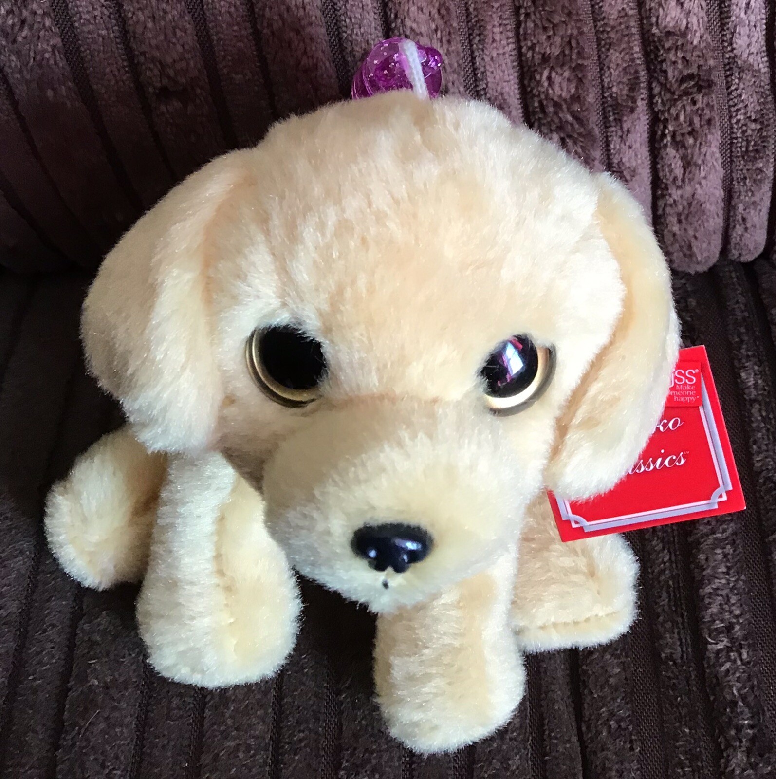 Russ Yomiko Classics Yellow Golden Labrador Dog Puppy Soft Plush Toy ...