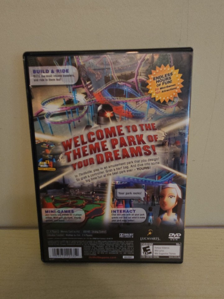 Thrillville Off the Rails (Sony PlayStation 2/PS2, 2006) With Manual ...