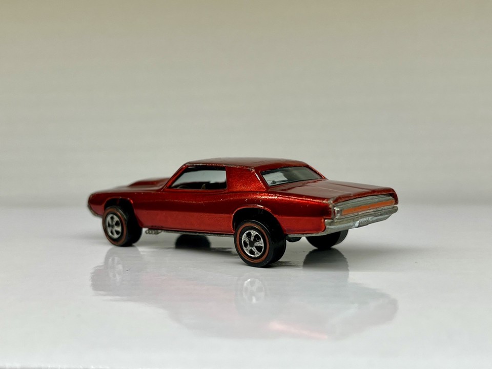 Vintage Hot Wheels Redline CANDY RED Custom T-Bird US NO BLACK ROOF NBR ...