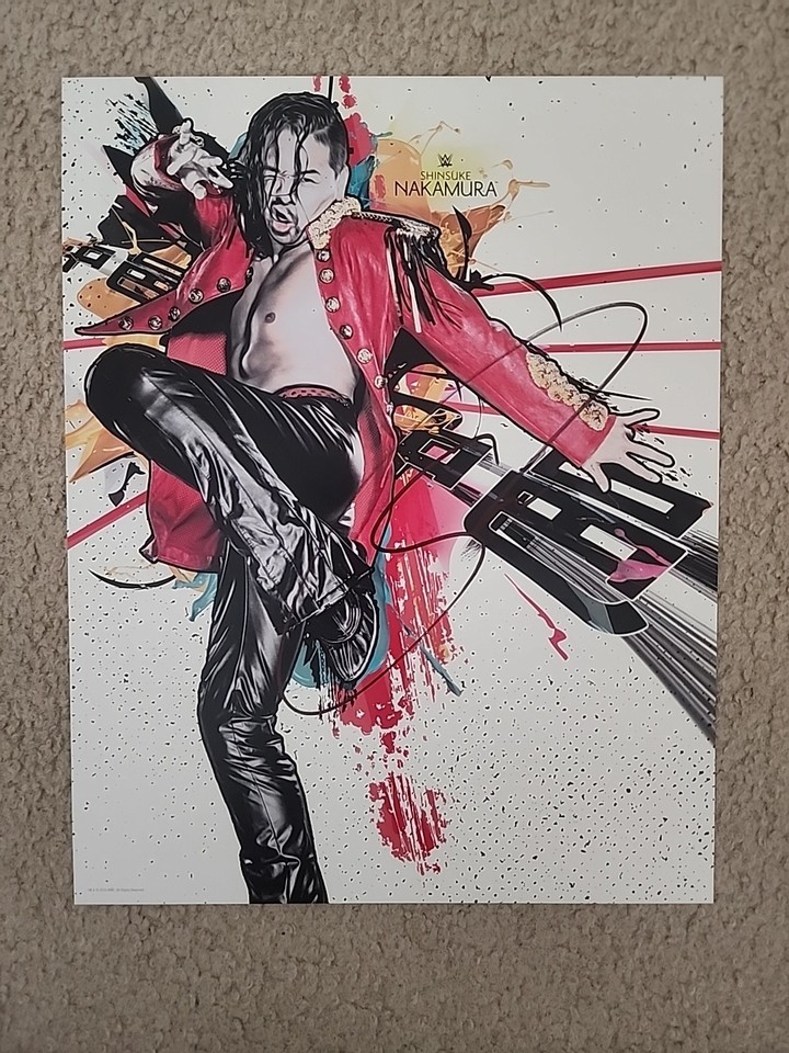 WWE NXT 2016 Live Event Poster Signed By Shinsuke Nakamura 11x14 Poster ...