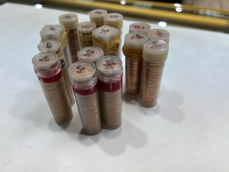 Lot of 15 Rolls BU Lincoln Cents 1968-S 1962-D 1964 1974 and others E07 | eBay