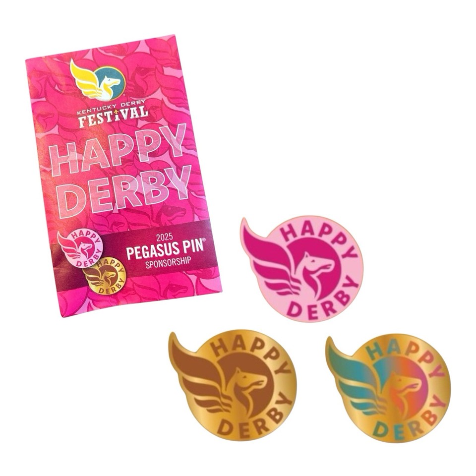 🐎 2025 Kentucky Derby Pegasus Pin Sealed Package Chance 4 Gold Pin Horse Racing | eBay