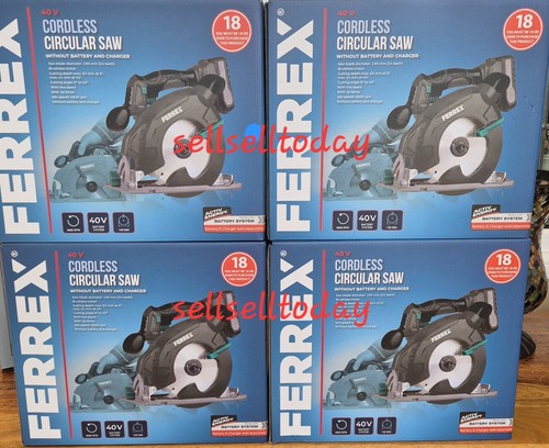 Ferrex 40v Circular Saw Cordless 2025 Model Bare Machine New * Trusted ...