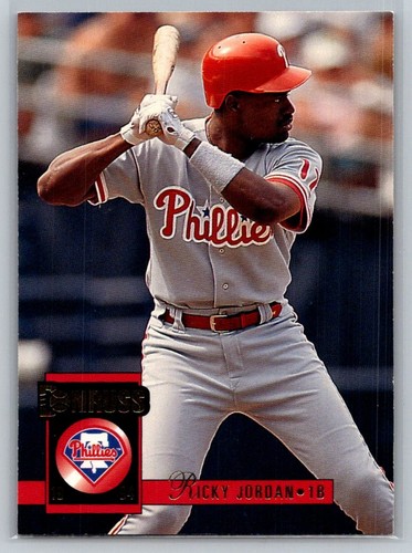 1994 Donruss Baseball Card Ricky Jordan Philadelphia Phillies #394 | eBay