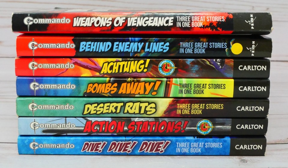 7 Book Lot: Commando for Action and Adventure, Calum Laird, Commando Comics | eBay