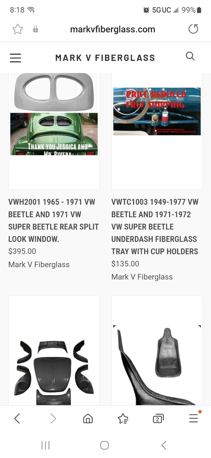 1965 - 1971 VW Beetle and 1971 VW Super Beetle Rear Split Look Window ...