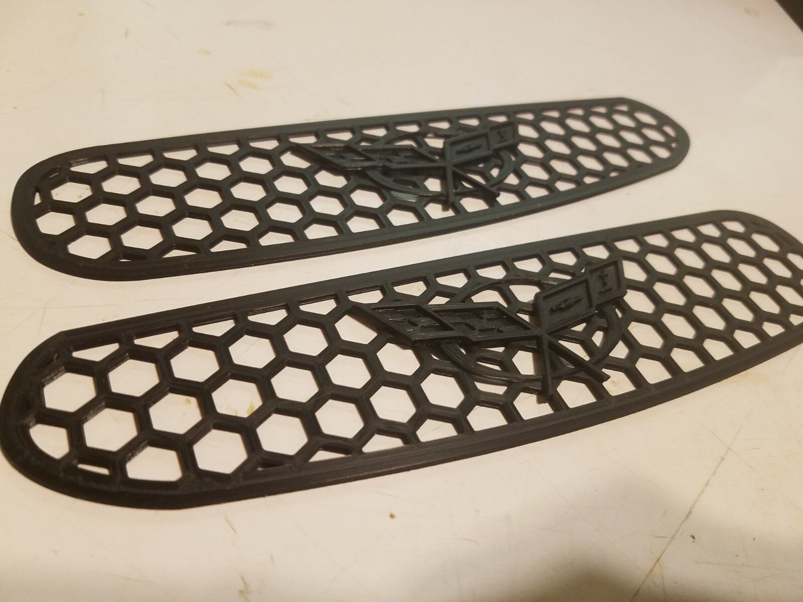 C5 CORVETTE BLACK BRAKE DUCT PLASTIC HONEYCOMB GRILL GRILLE 97-04 | eBay