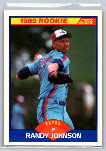 1989 Score #645 Randy Johnson Rookie RC EXPOS | eBay