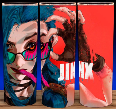 Arcane Jinx League of Anime Legends Gamer Cup Mug Tumbler | eBay
