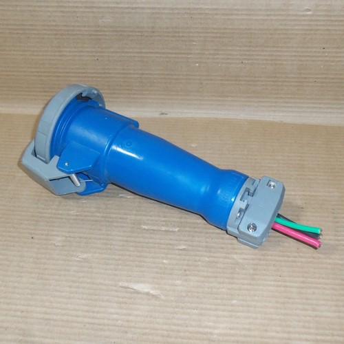 HUBBELL 360C6W 60 AMP 250VAC PIN & SLEEVE CONNECTOR WATERTIGHT 60A 4PIN ...
