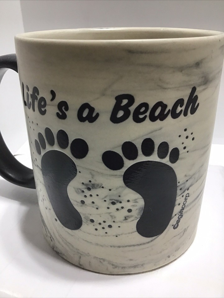 OCEAN CITY MARYLAND COFFEE MUG. LIFE'S A BEACH MUG. Art Deco Print Mug ...