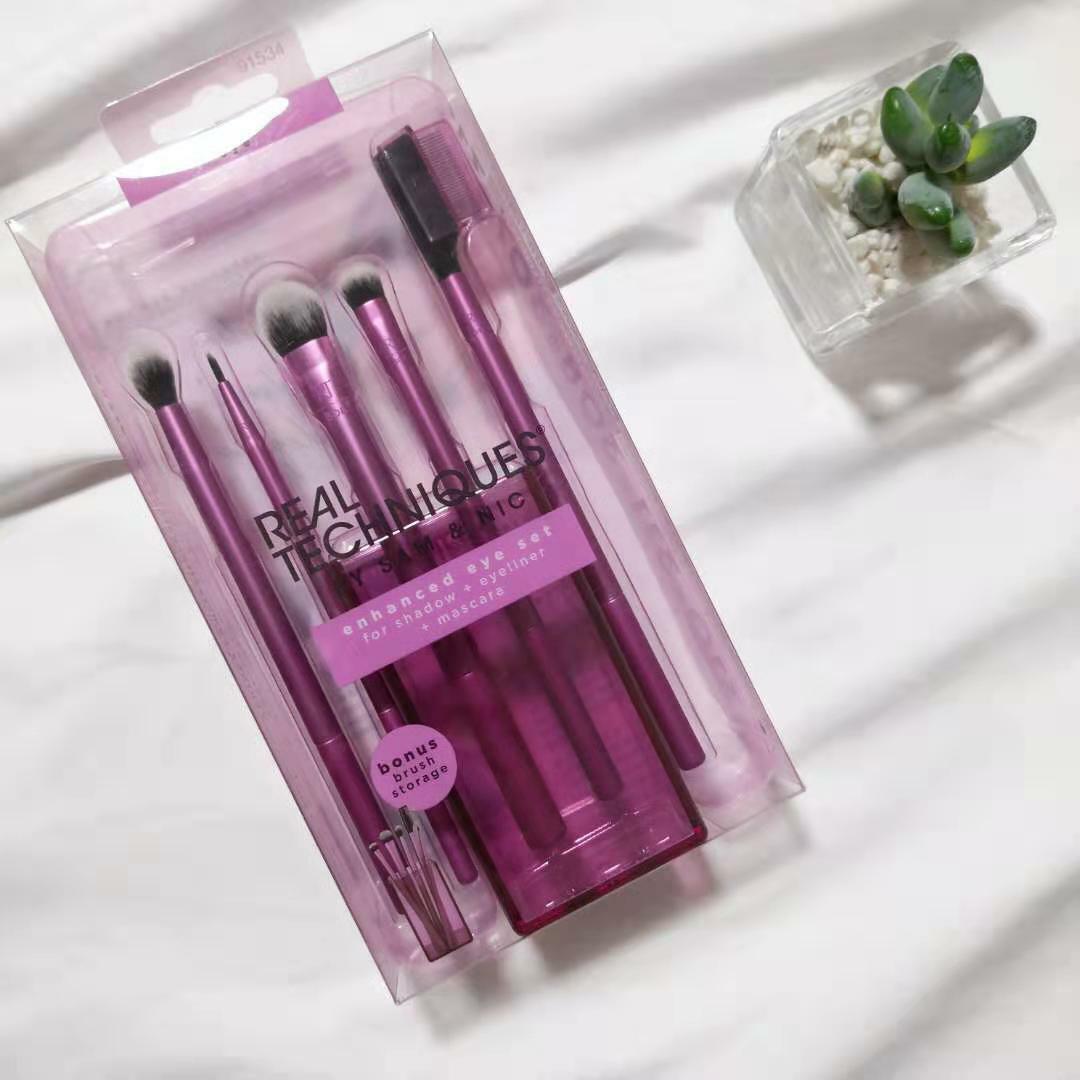 NEW Real Techniques Enhanced Eye Set for Shadow + Eyeliner + Mascara, 5 ...