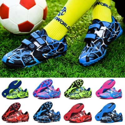 Girls Boys Soccer Cleats Low Top Football Shoes Kids Comfort Sports Non ...
