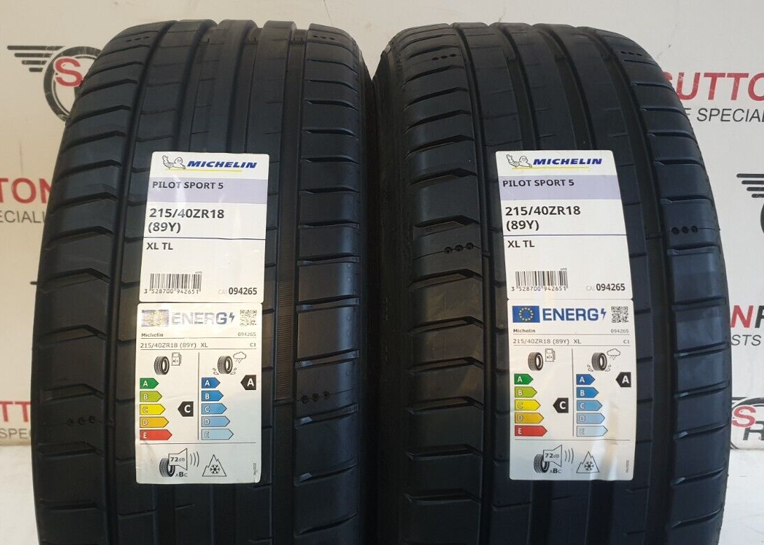 2 X 215/40 18 MICHELIN PILOT SPORT 4 215/40R18 89Y XL TL TYRES - FREE ...