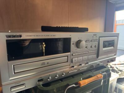 TEAC cassette deck CD player AD-850-SE USB Memory Recording & Playing ...