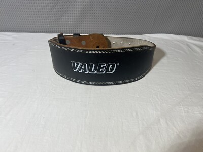Valeo Weight Lifting Belt Leather Black Size Small | eBay